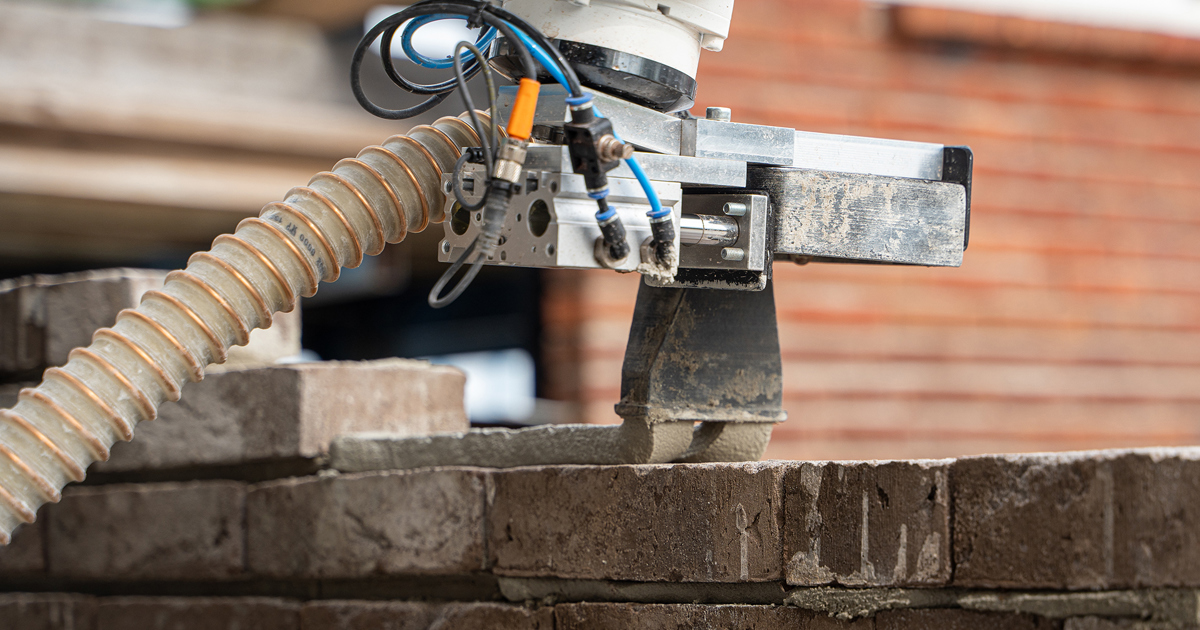 Bricklaying robot is ready for its first working days on site
