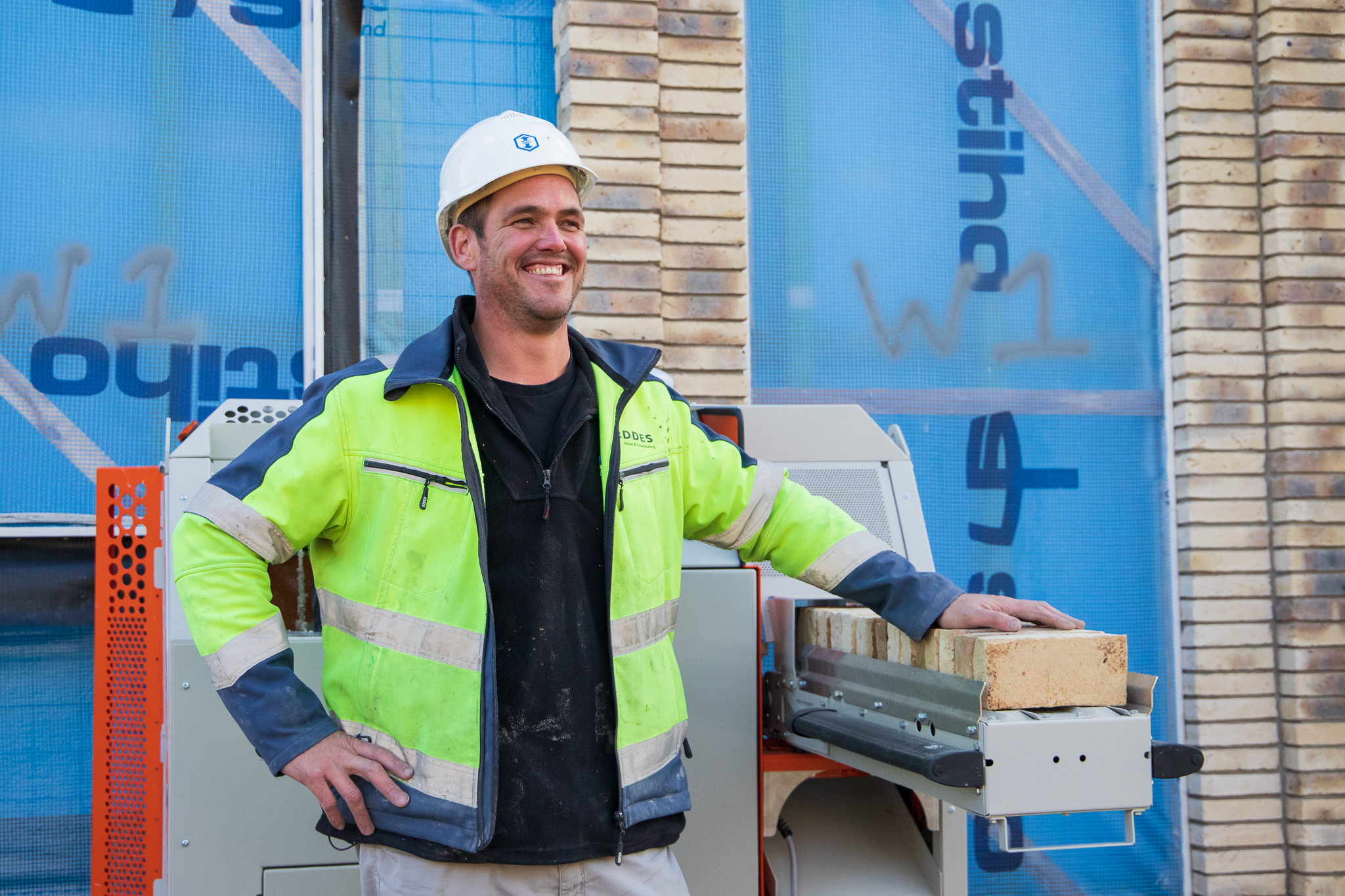 Bricklaying robot is ready for its first working days on site