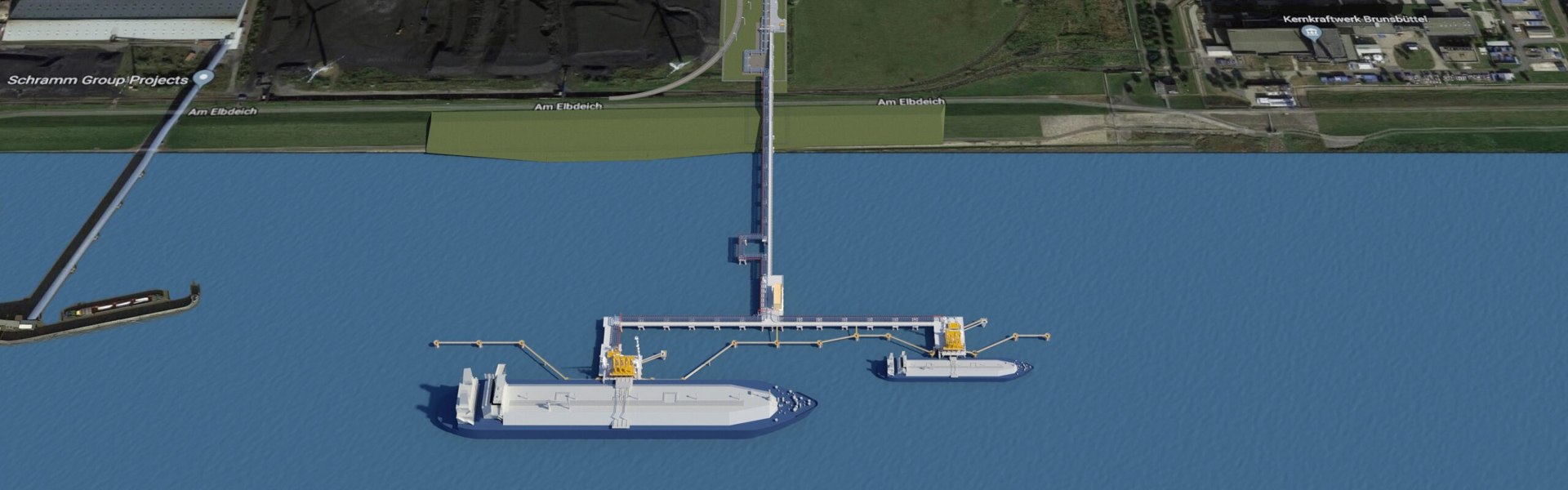 Contract signed for construction sea jetty Brunsbüttel, Germany