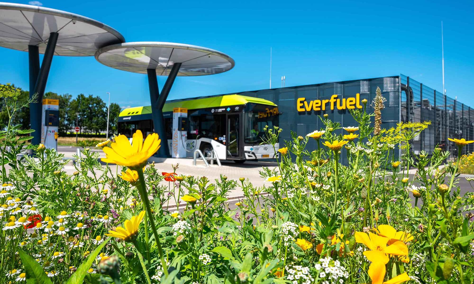 A hydrogen filling station